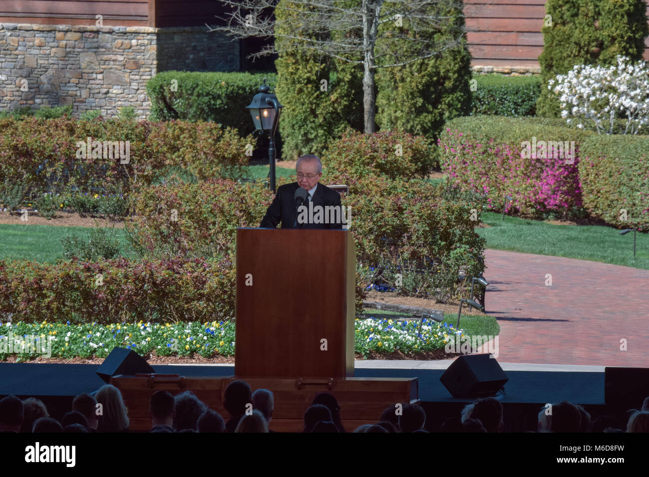 Charlotte, NC, 2 March, 2018. At what is now known as "Billy Graham's ...