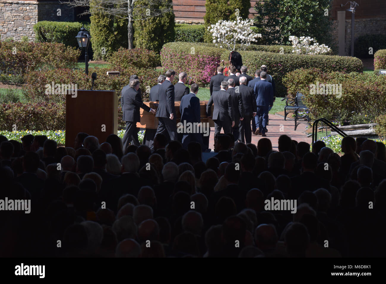 Charlotte, NC, 2 March, 2018. At what is now known as "Billy Graham's ...