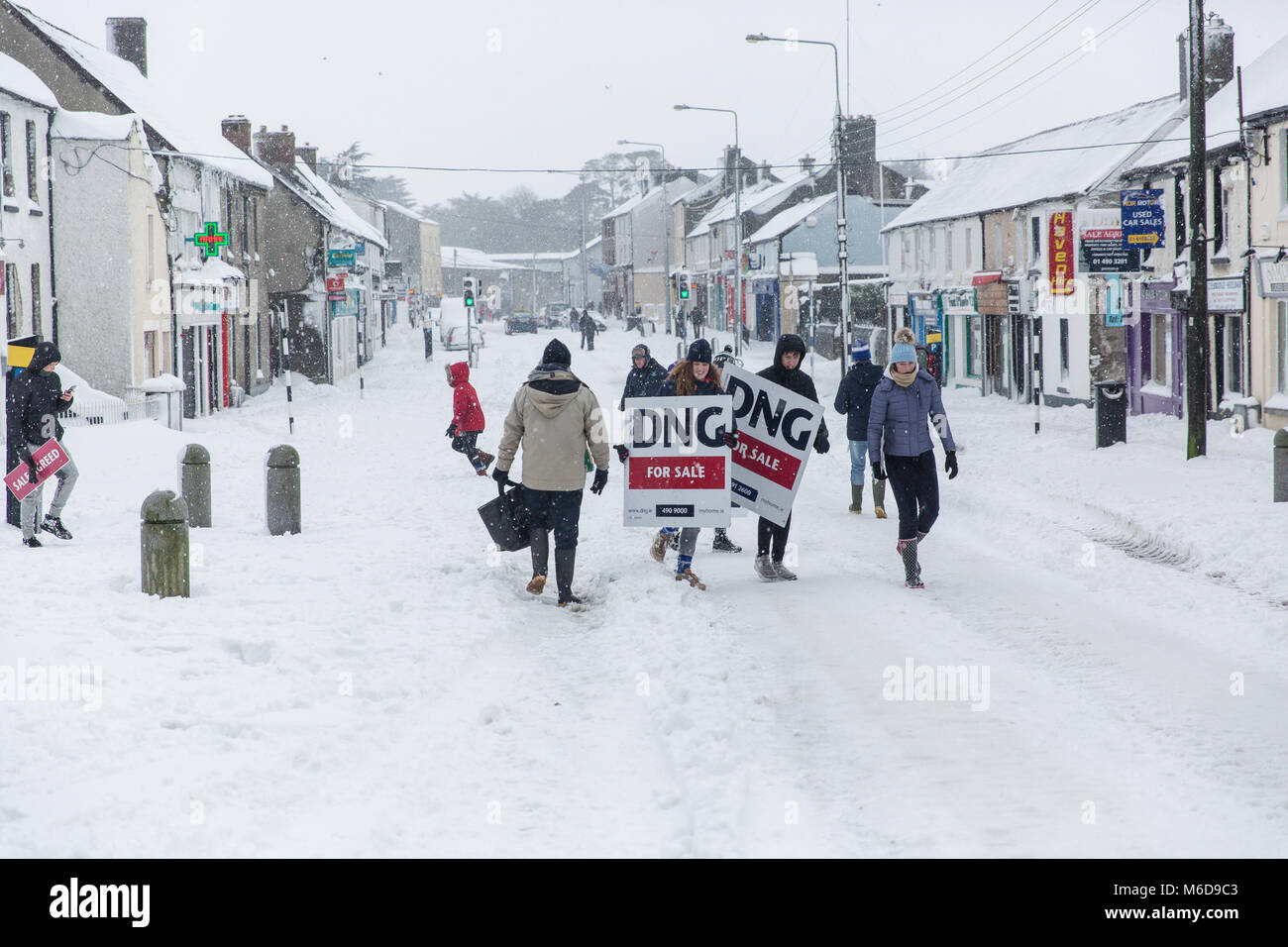 Celbridge, Kildare, Ireland. 02 Mar 2018: As the winds brought by Storm ...