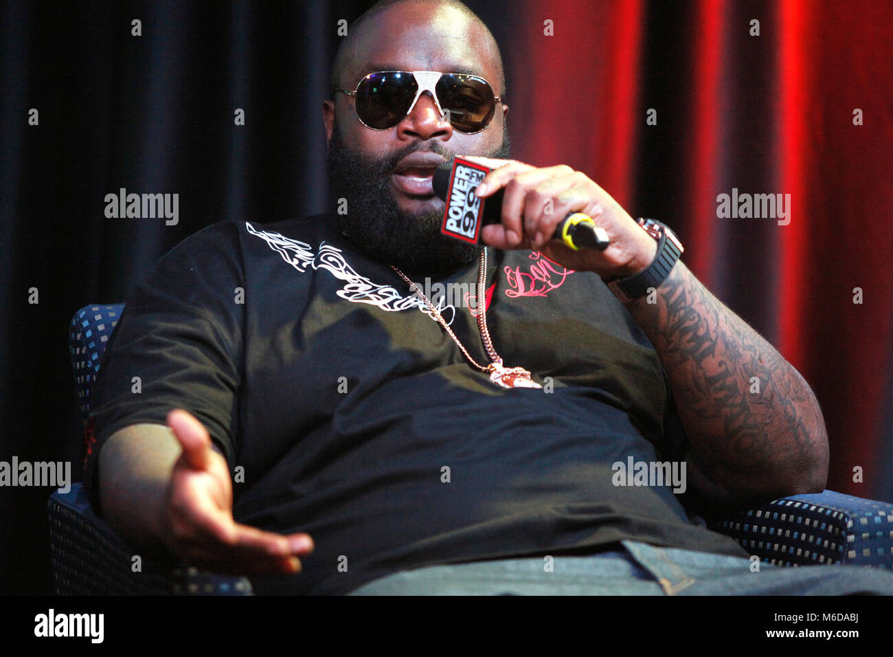 ***FILE PHOTO*** ***RICK ROSS RUSHED TO HOSPITAL. HE WAS NOT ON LIFE ...