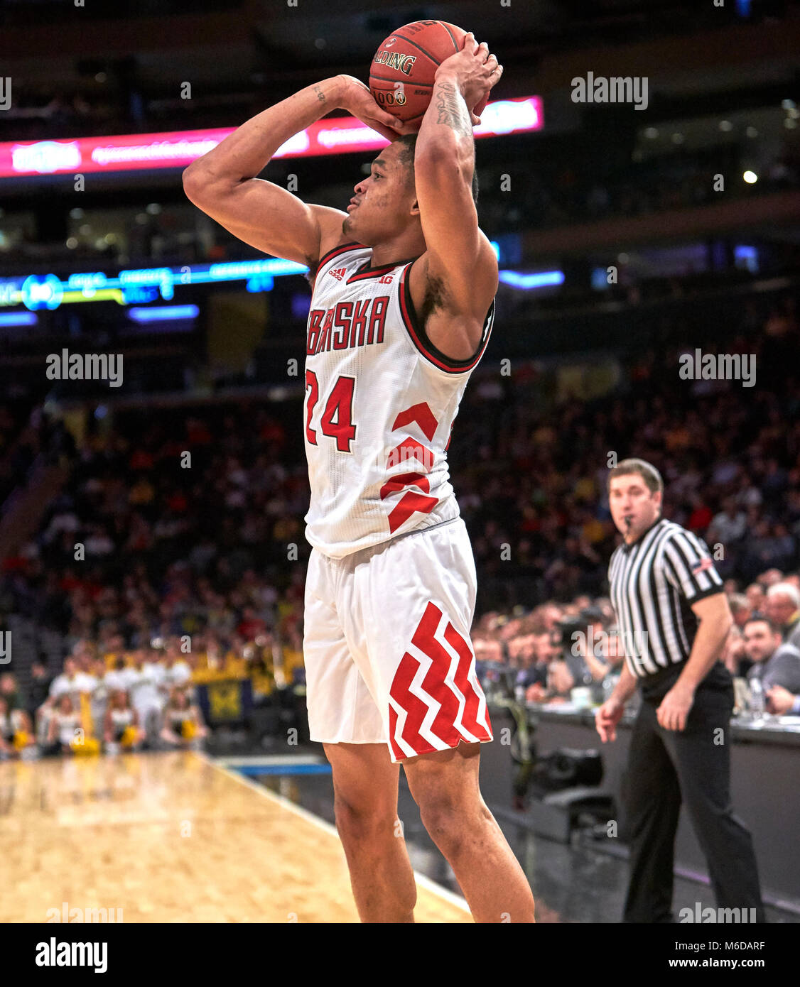 New York, New York, USA. 2nd Mar, 2018. Nebraska Cornhuskers guard ...