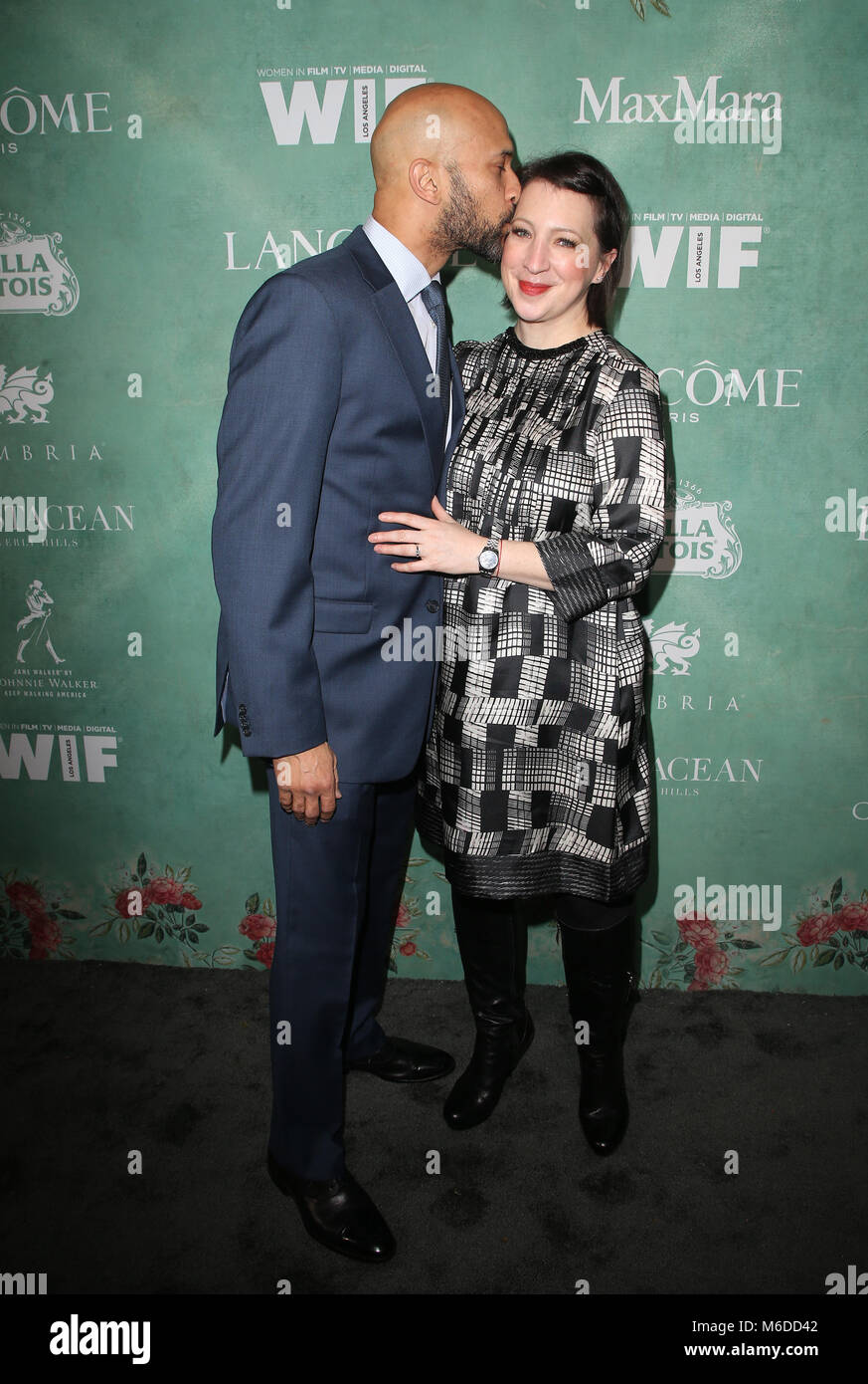 BEVERLY HILLS, CA - MARCH 2: Keegan-Michael Key, Elisa Key, at the 11th ...