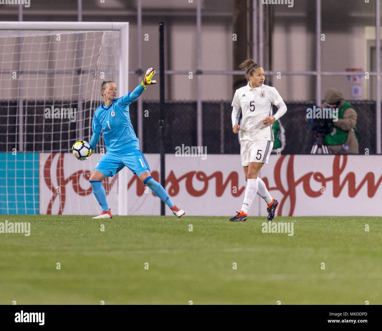 German GK Almuth Schult distributes Stock Photo - Alamy