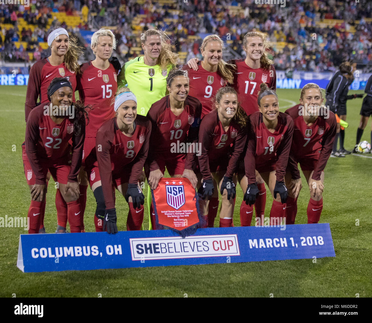 USA starting line up Stock Photo - Alamy