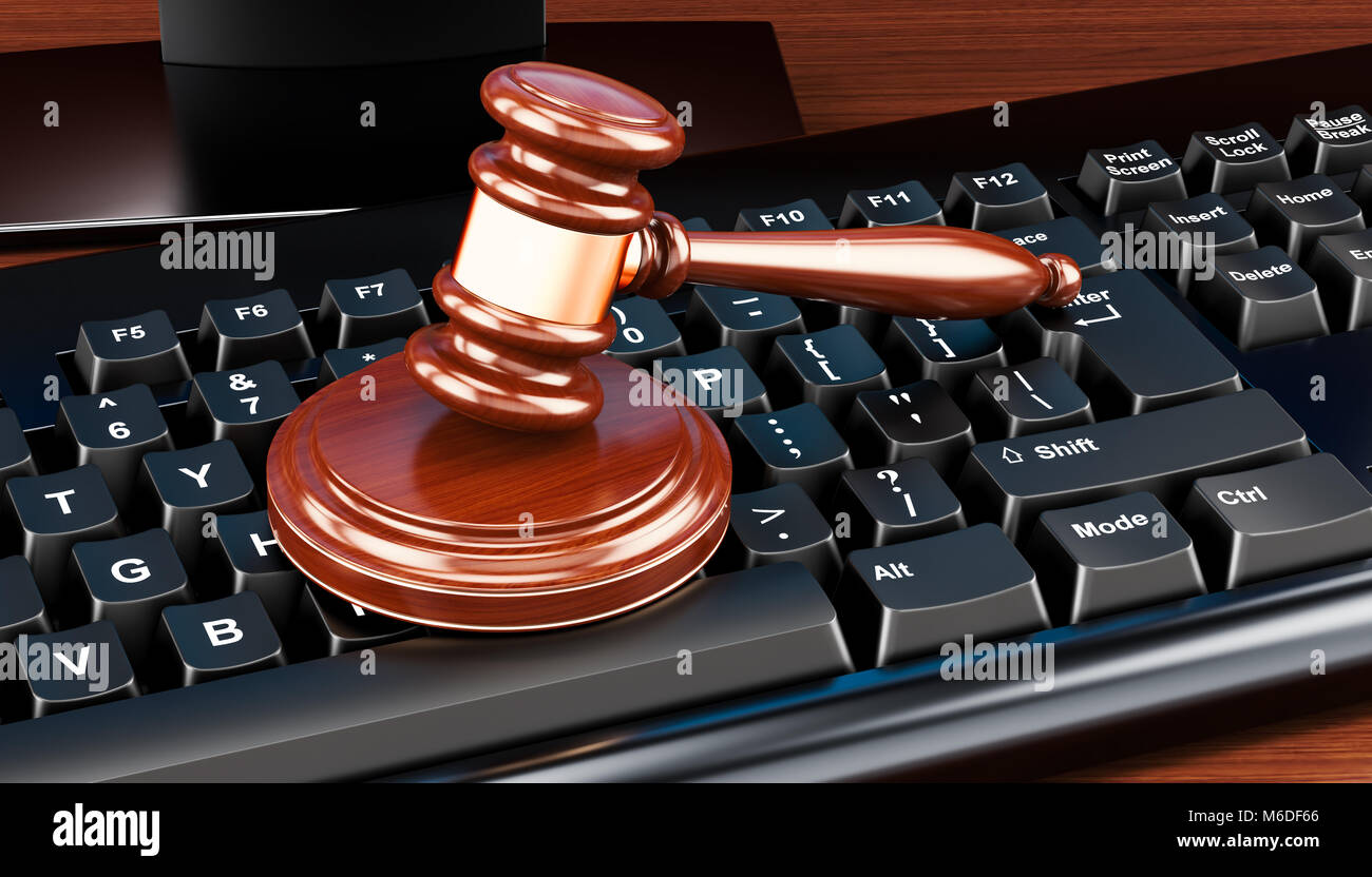 Gavel computer hi-res stock photography and images - Alamy