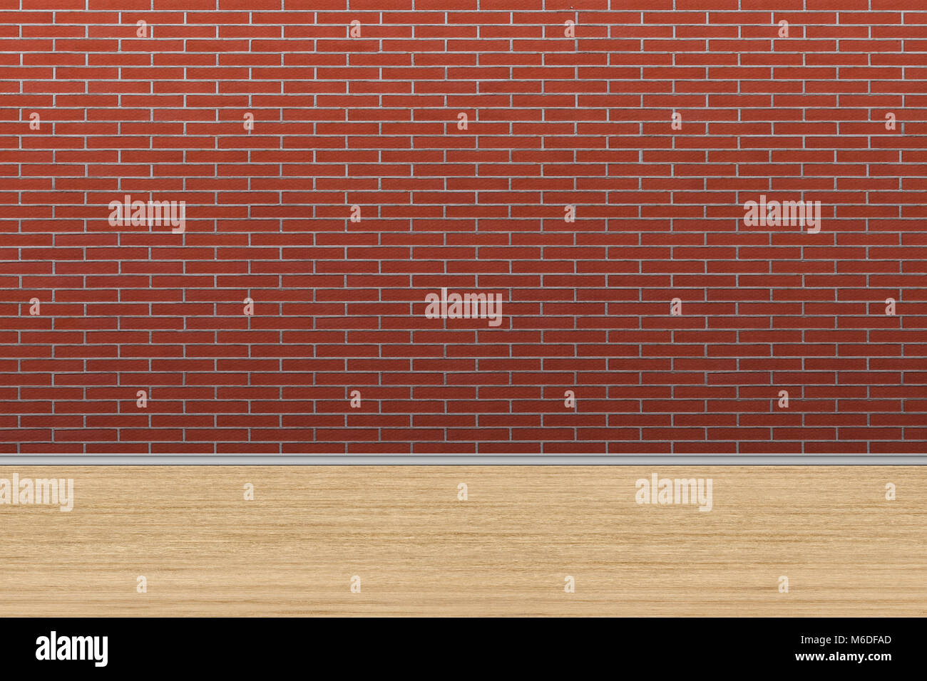 old brick wall with old wooden floor, old room background Stock Photo ...