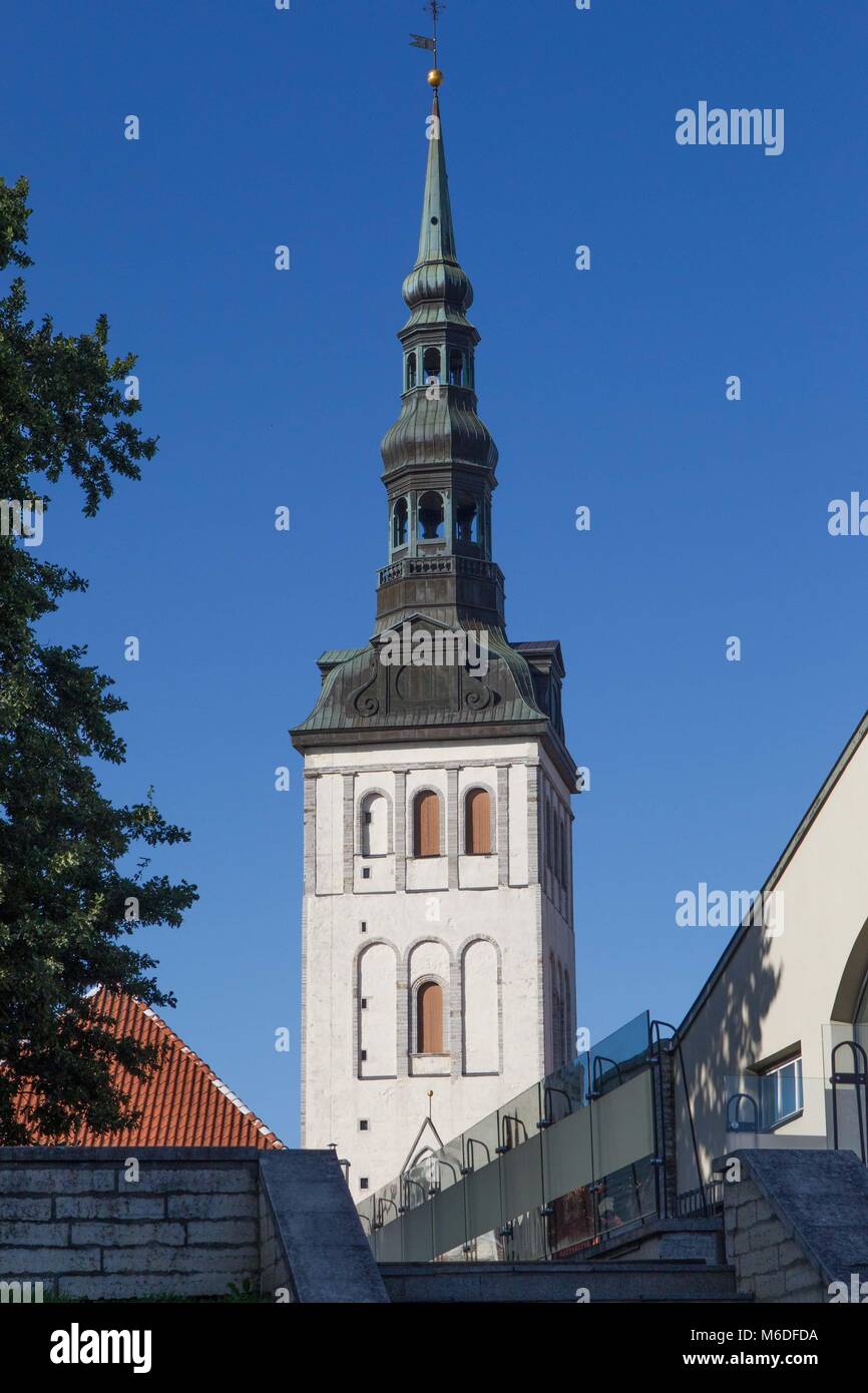 Old Town Tallinn, Medieval capital city of Estonia Stock Photo - Alamy