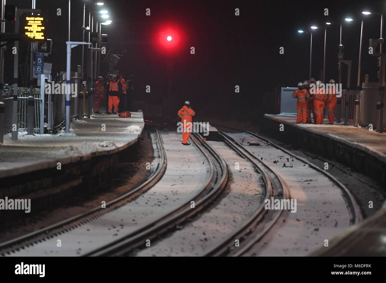Rail engineers at Lewisham station after passengers frustrated by ...