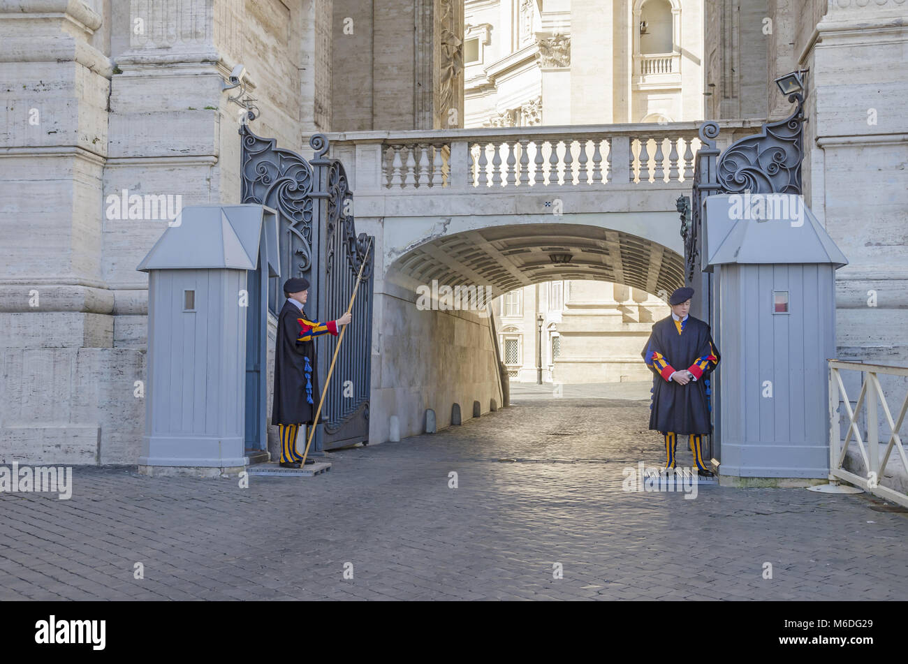 Vatican City, Vatican City State - November 5, 2015: Pontifical Swiss ...