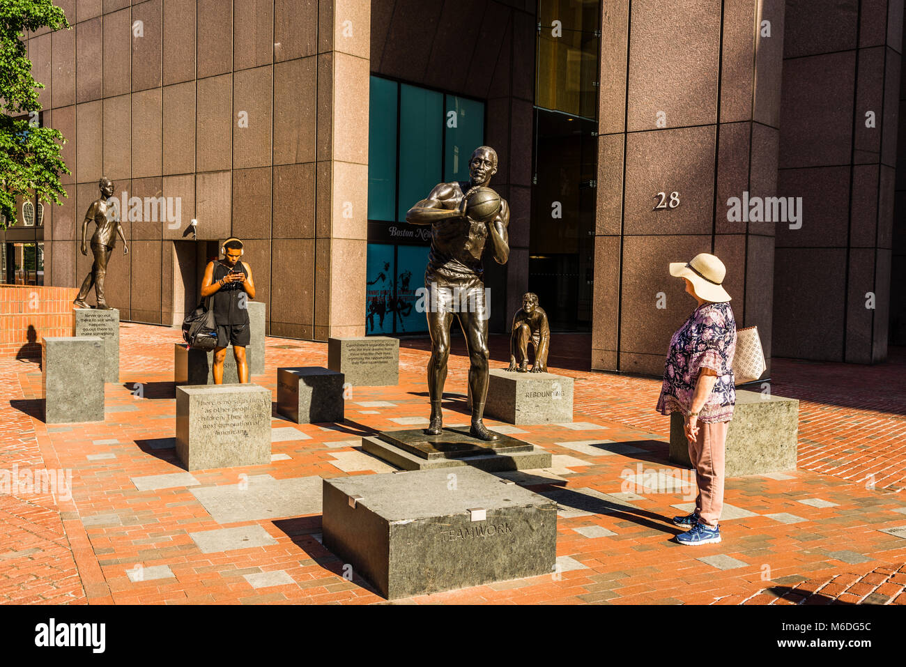 The Bill Russell Legacy Project Boston, Massachusetts, USA Stock Photo ...