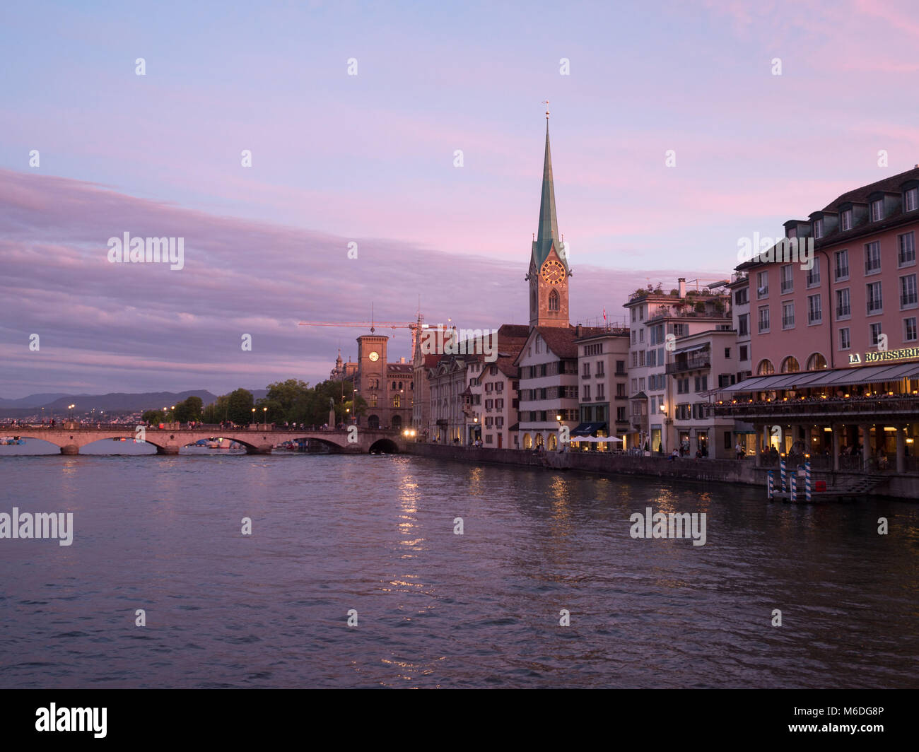 Münsterbrücke fraumünster hi-res stock photography and images - Alamy