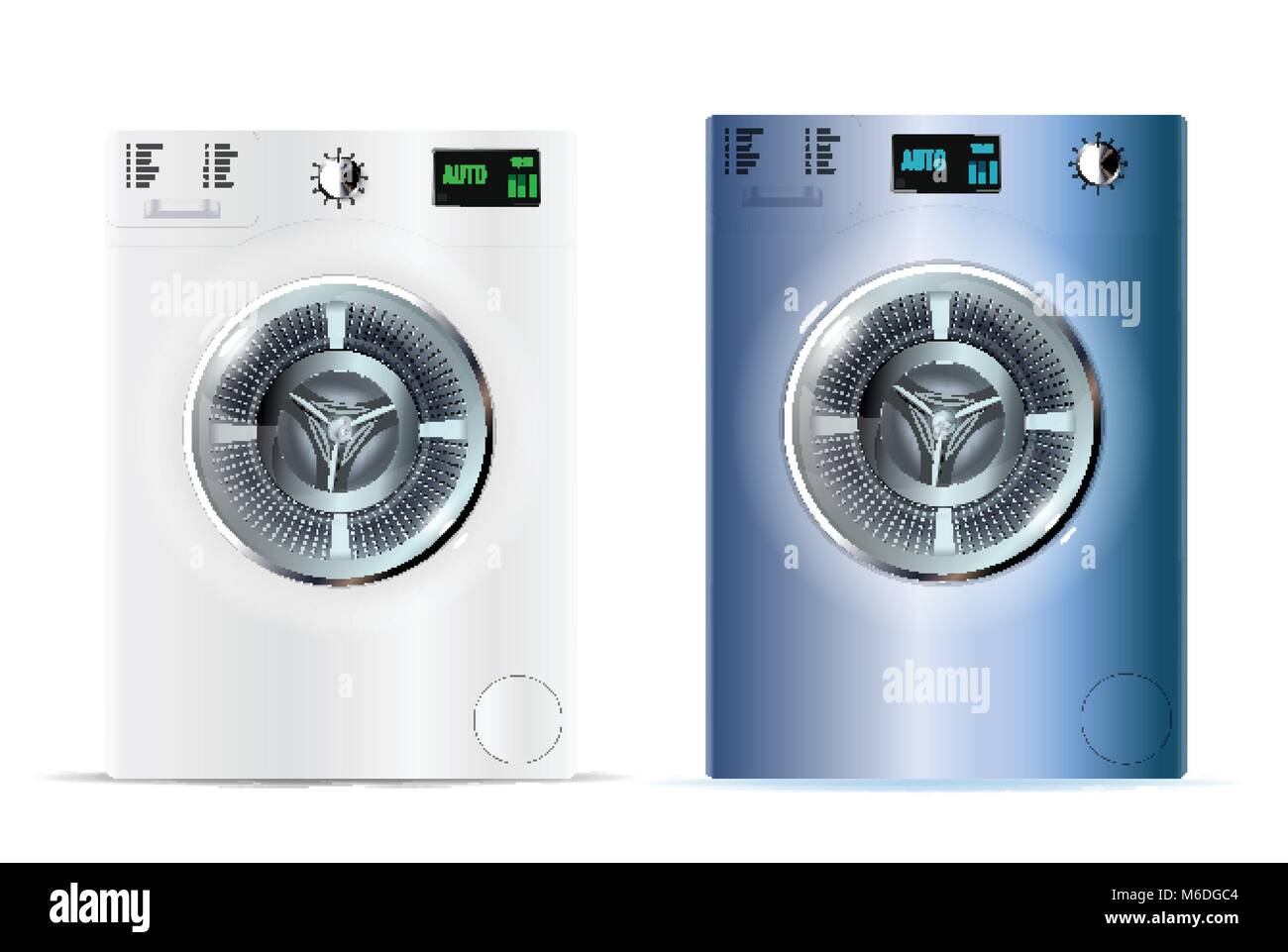 Front loading washing machine Cut Out Stock Images & Pictures - Alamy