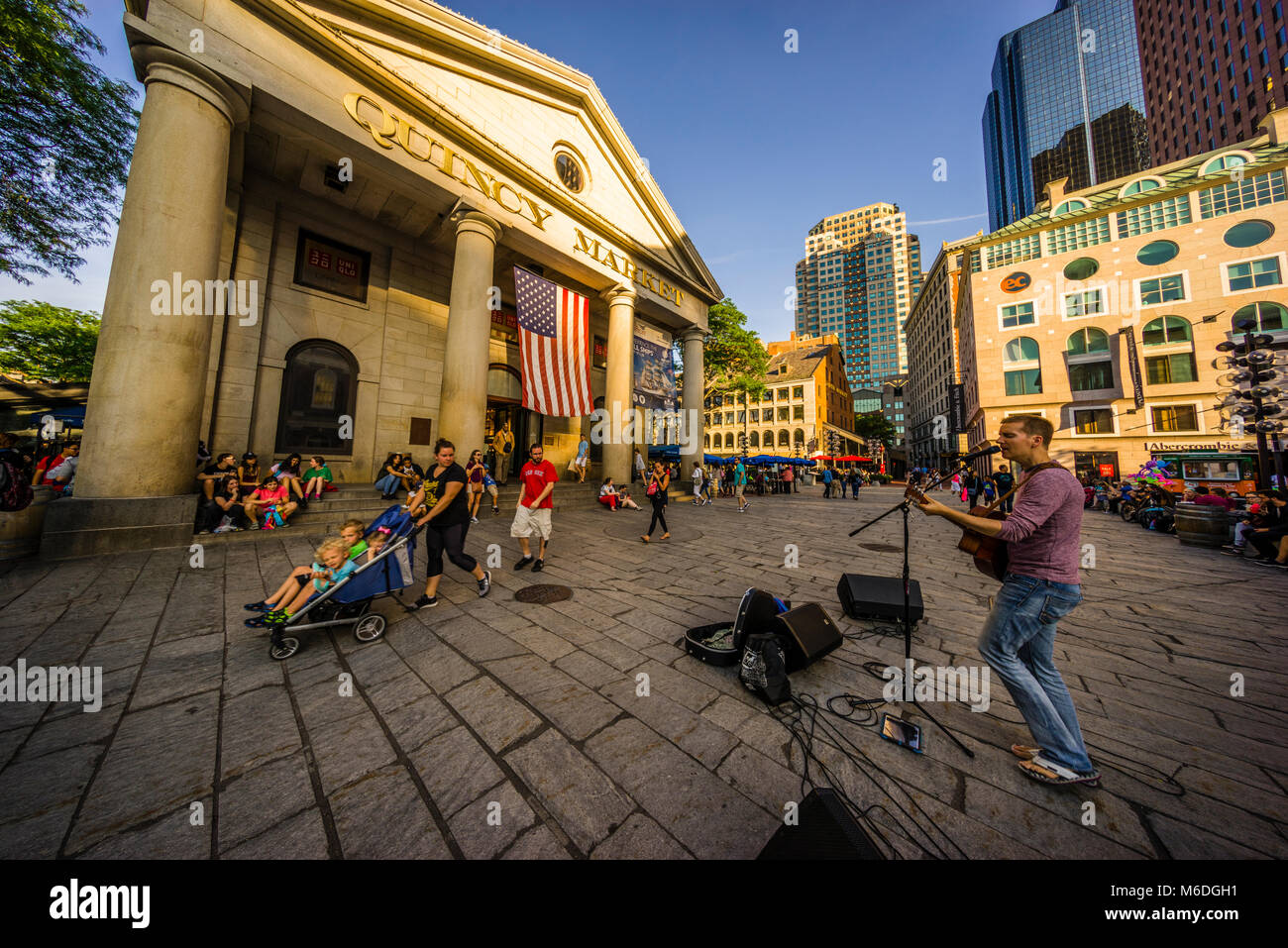 Faneuil Hall Marketplace Boston, Massachusetts, USA Stock Photo - Alamy