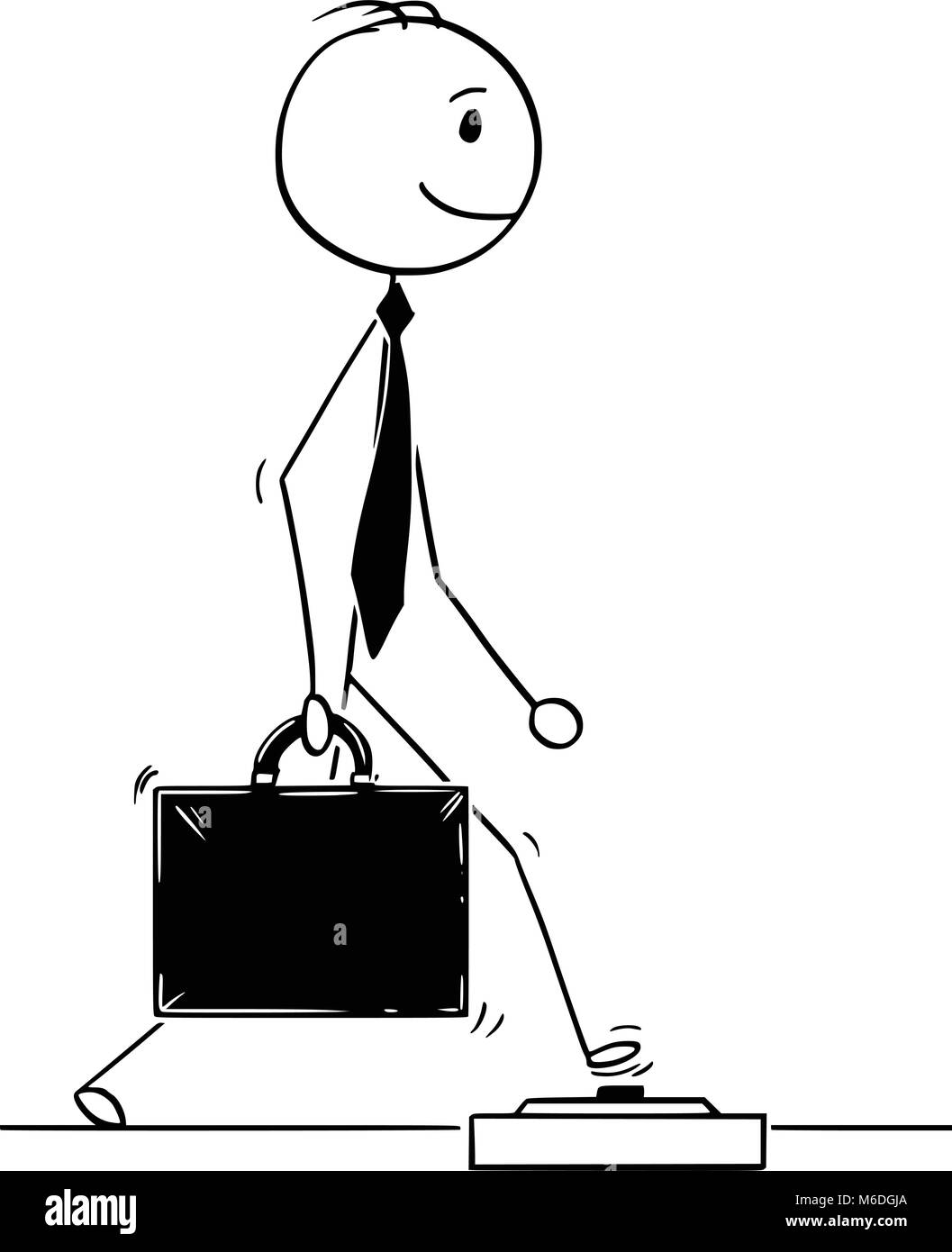 Step by step walking cartoon hi-res stock photography and images - Alamy