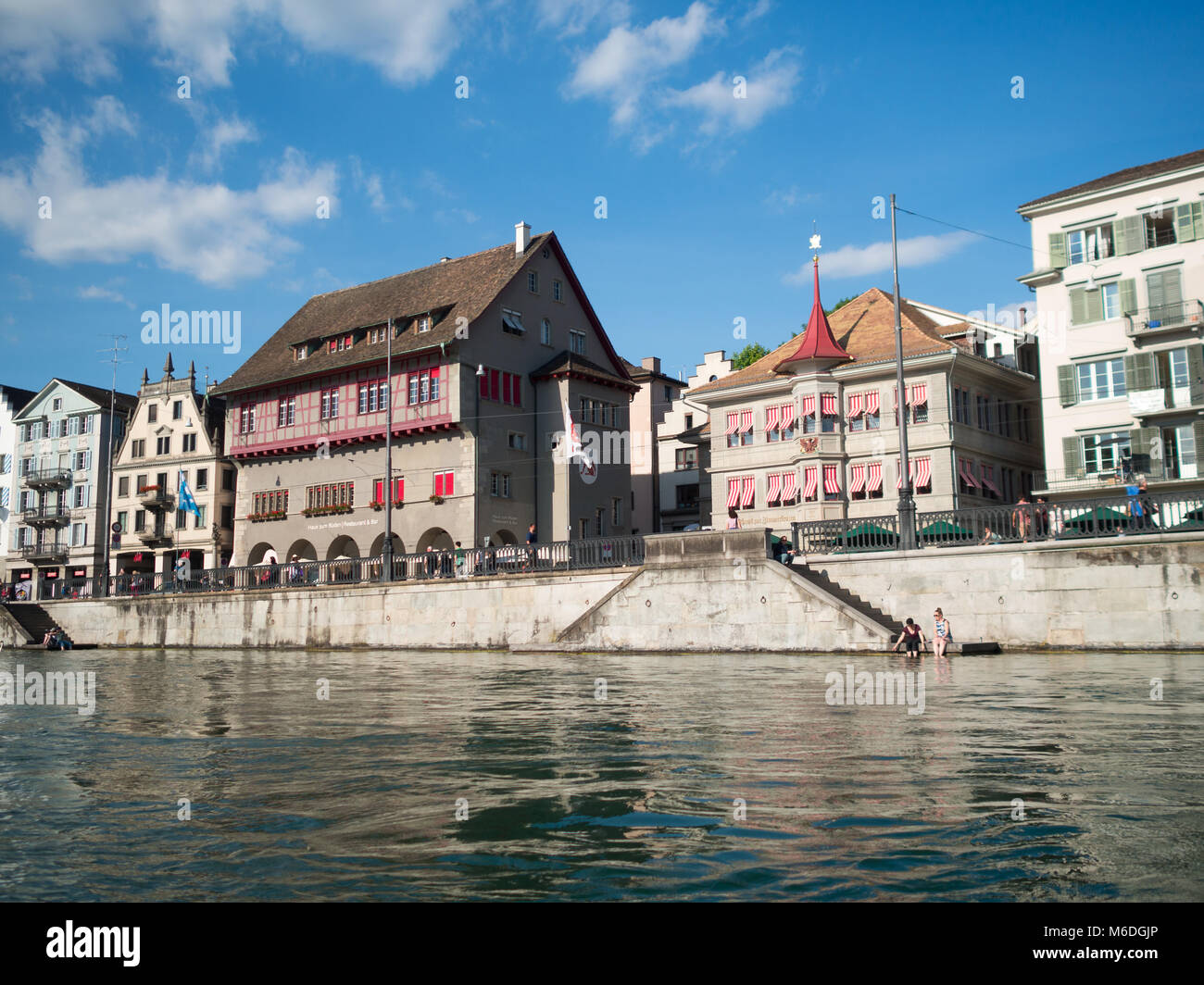 Limmat River in Zurich Stock Photo - Alamy
