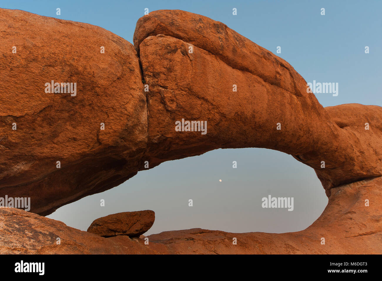 Strange rock formation at Spitzkoppie Conservation Area, Namibia Stock ...