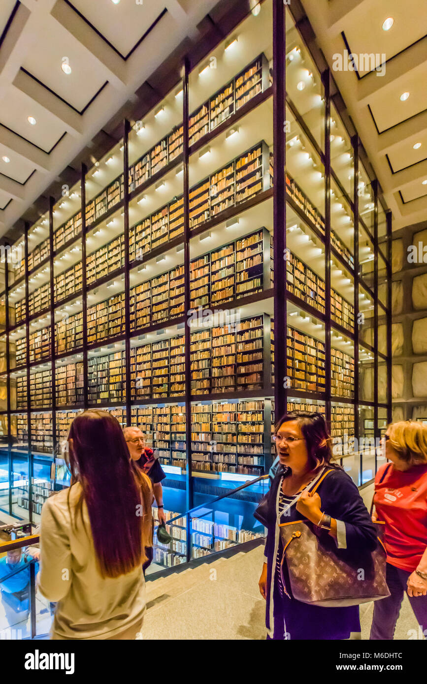 Beinecke Library Yale University New Haven, Connecticut, USA Stock ...
