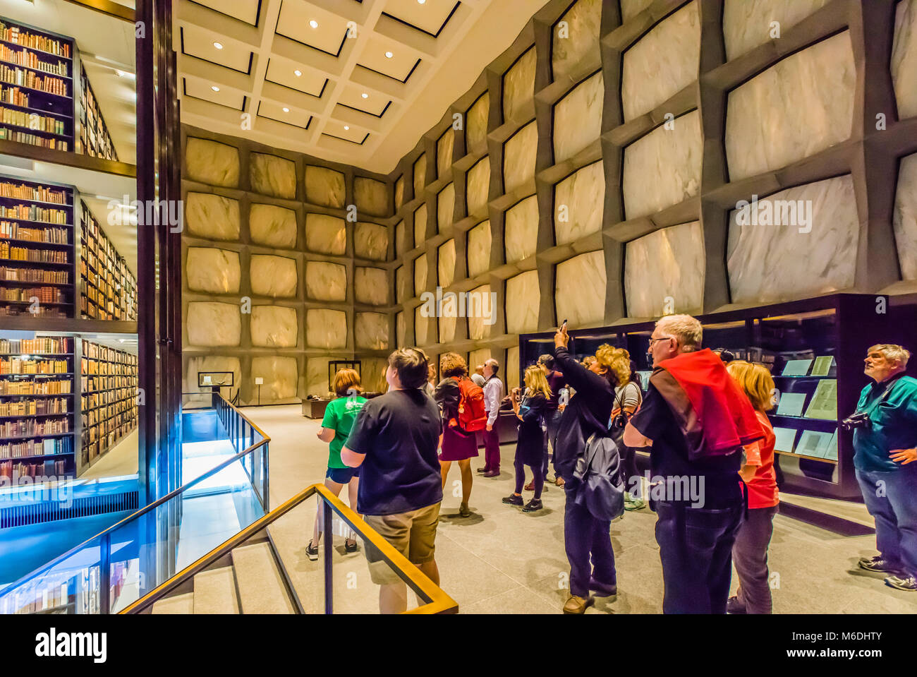 Tour Beinecke Library Yale University New Haven, Connecticut, USA Stock ...