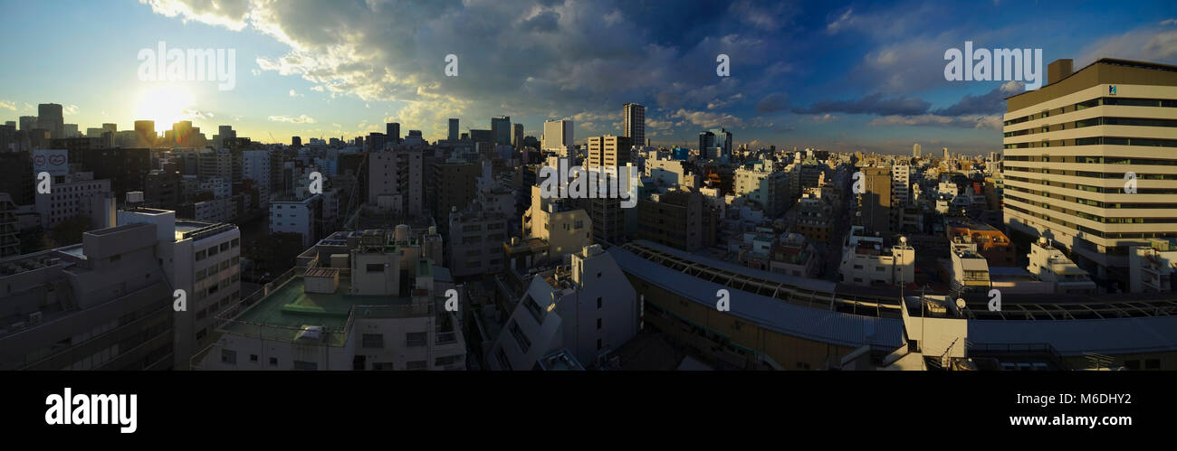 Tokyo urban skyline rooftop view mt fuji hi-res stock photography and ...