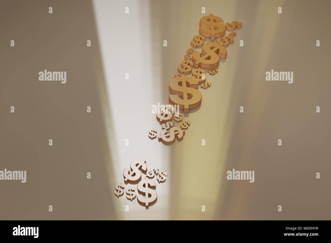 An exclamation point consisting of currency symbols, a success message ...