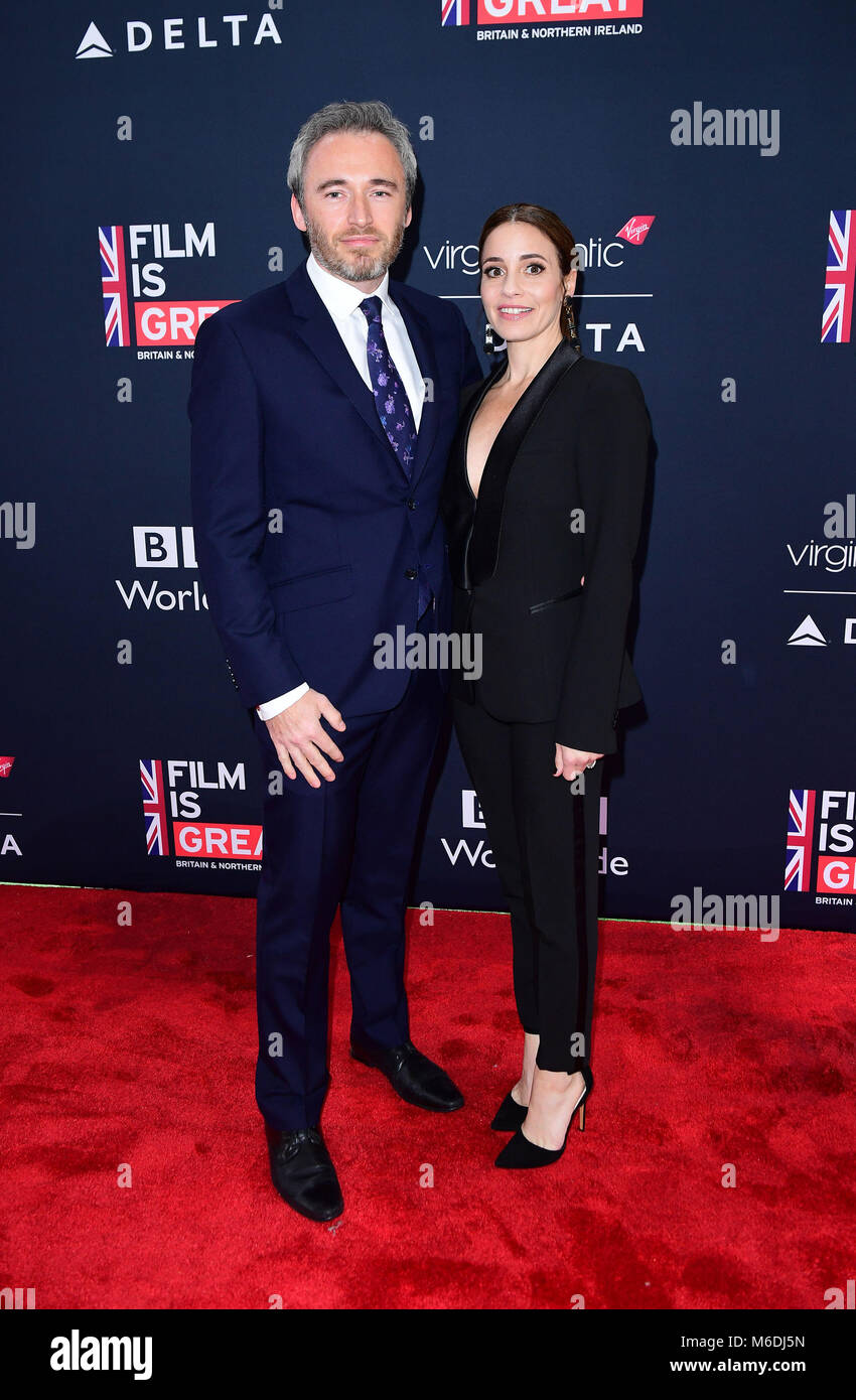 Consul General Mike Howells and his wife arrives for the Film is GREAT ...