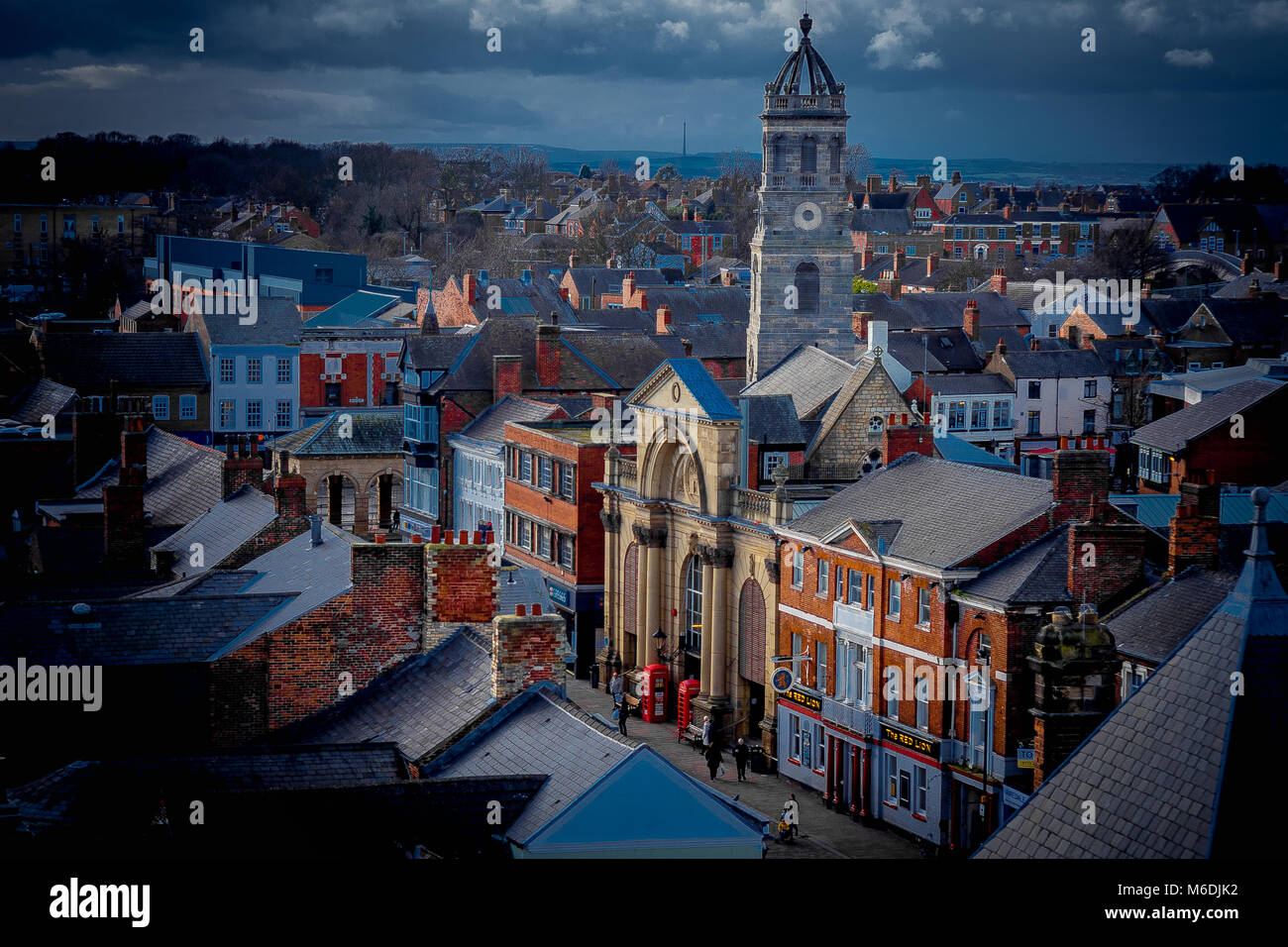 The Colourful Past and Bright Future of Pontefract Stock Photo - Alamy