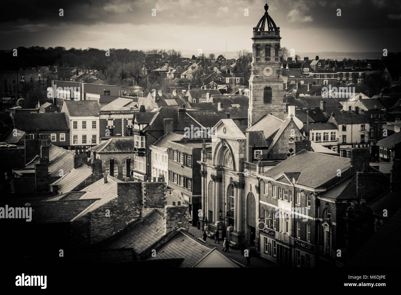 Pontefract Historic Market Town Stock Photo - Alamy