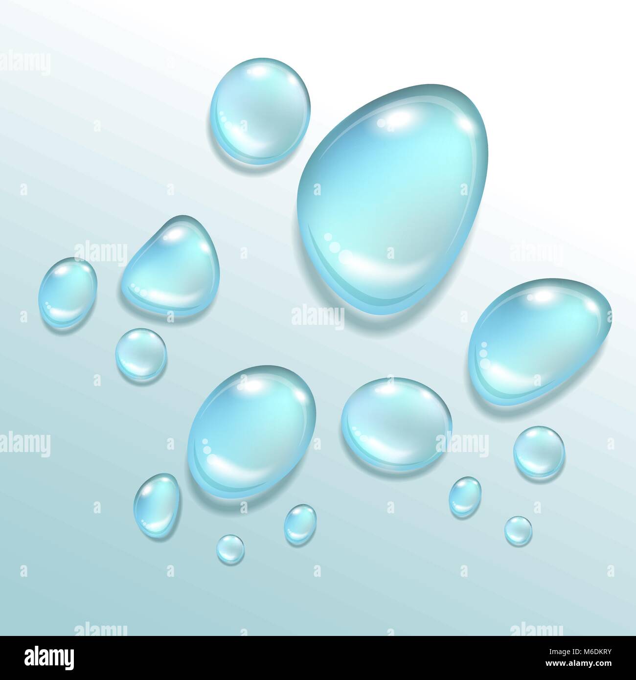 Vector illustration of water drop on background Stock Vector Image ...