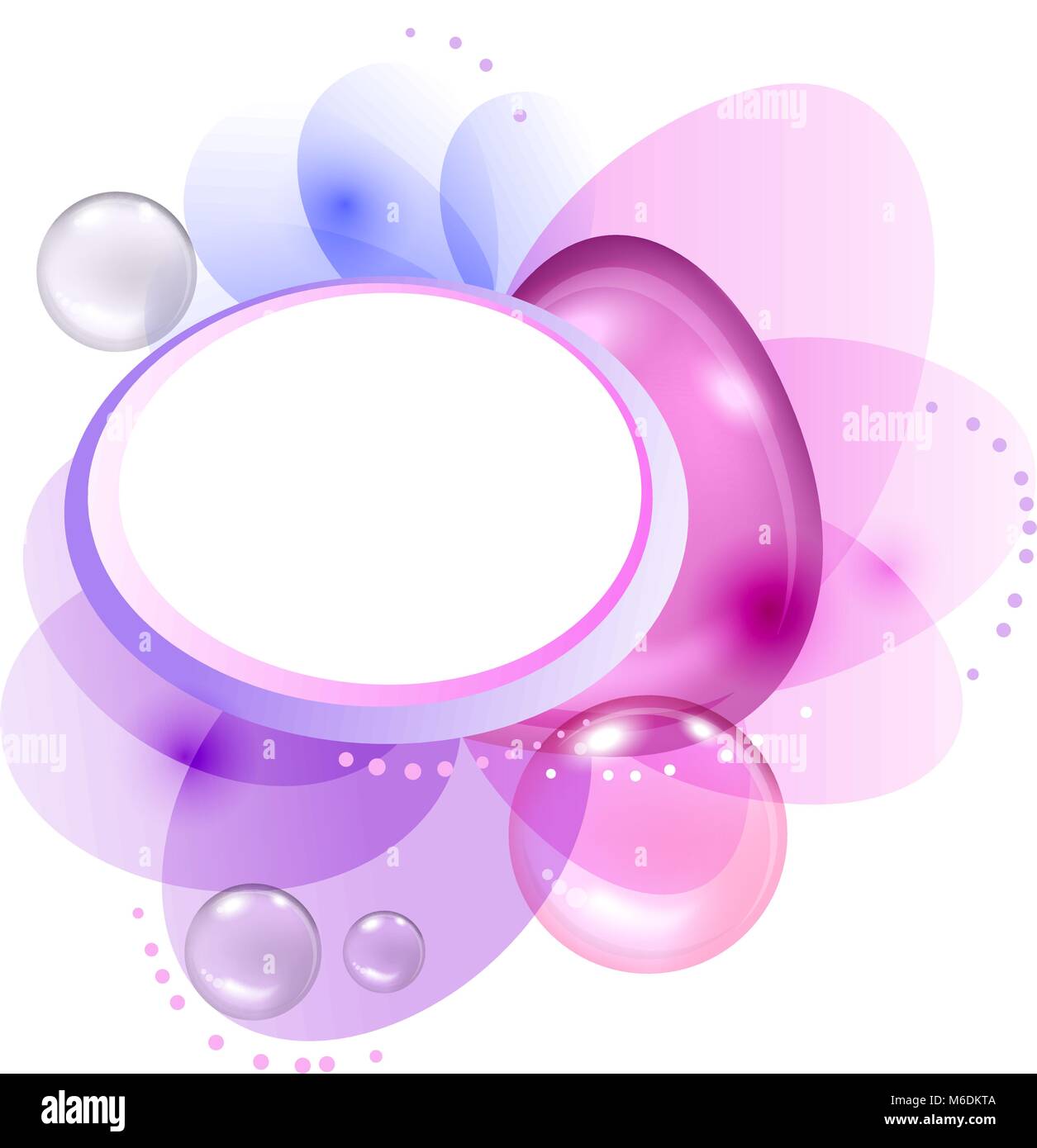 Colorful Bubbles Border