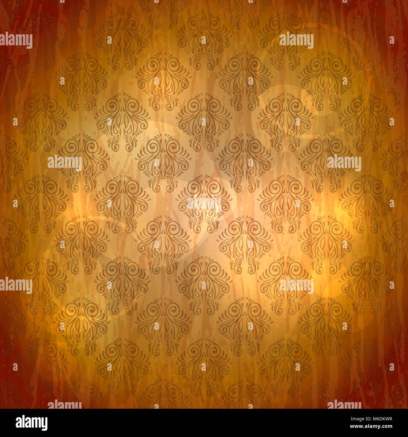 Seamless vintage pattern on old paper texture Stock Vector Image & Art ...