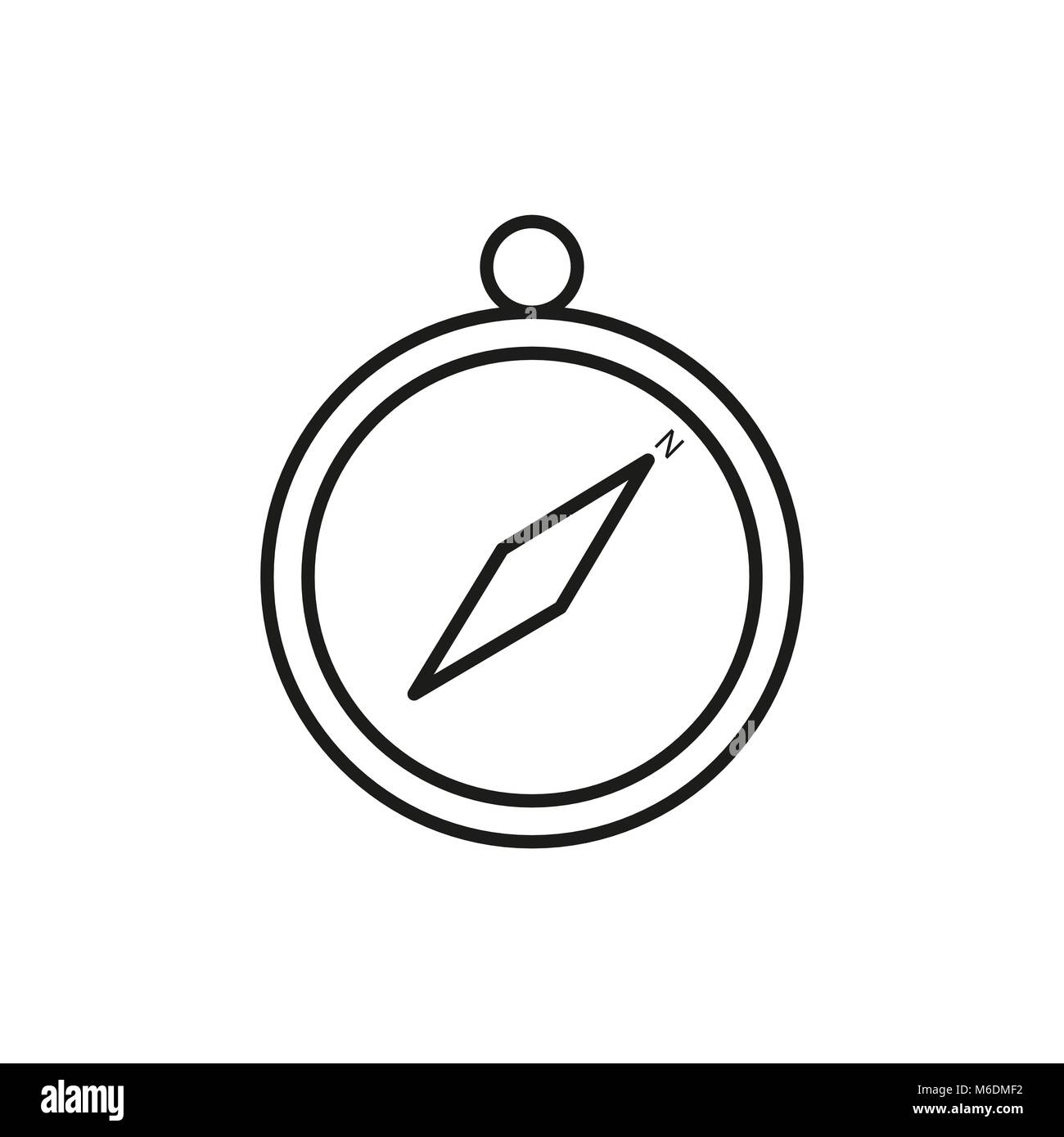 Simple Compass Icon