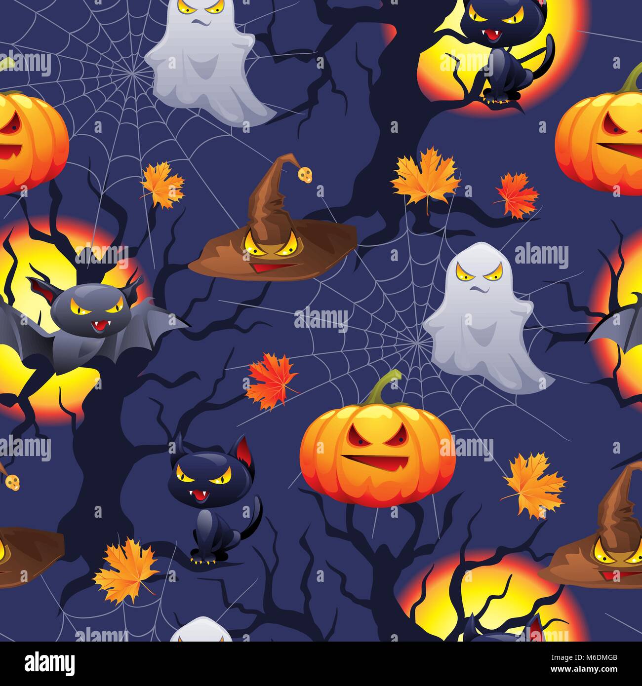 Vector Halloween background Stock Vector Image & Art - Alamy