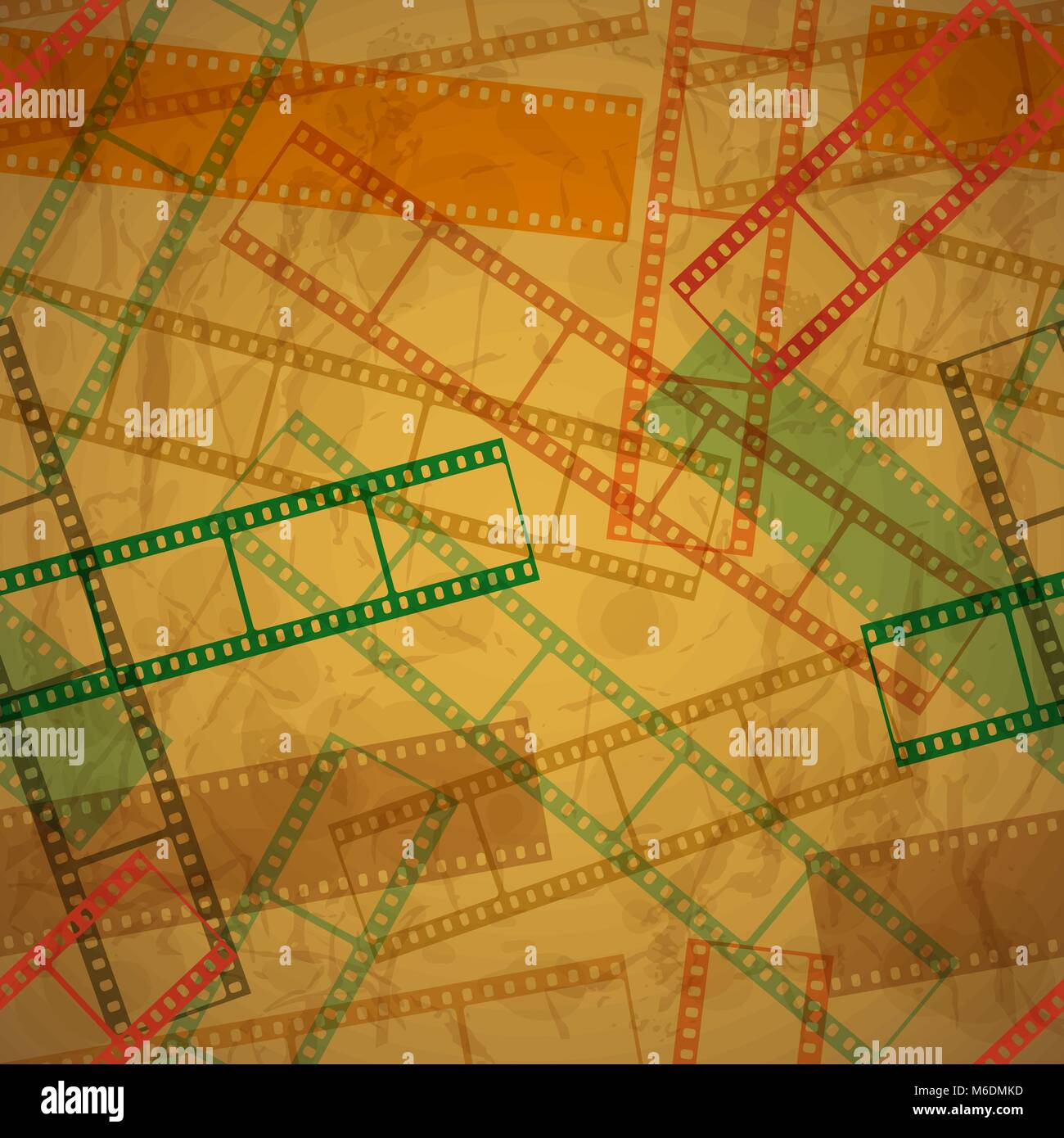 Vintage background with film frame Stock Vector Image & Art - Alamy