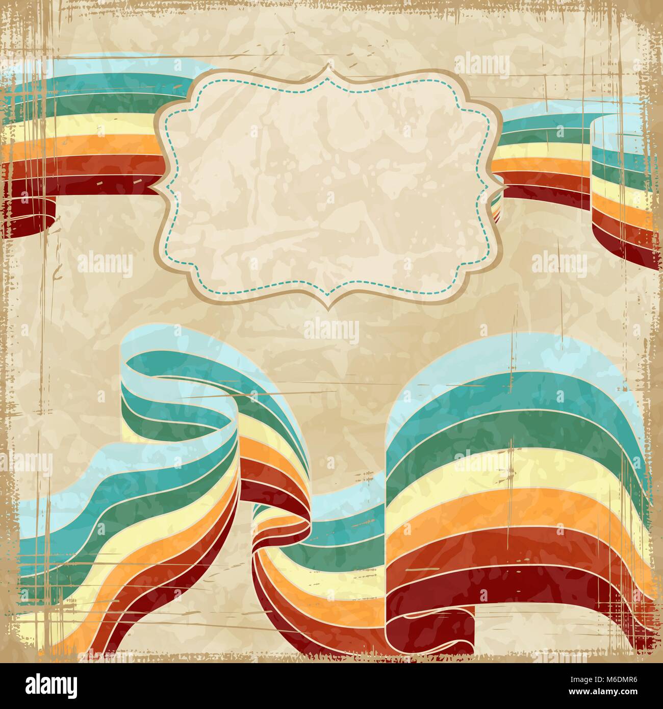 Vintage scratch background with place for text. Vector Eps 10 Stock ...