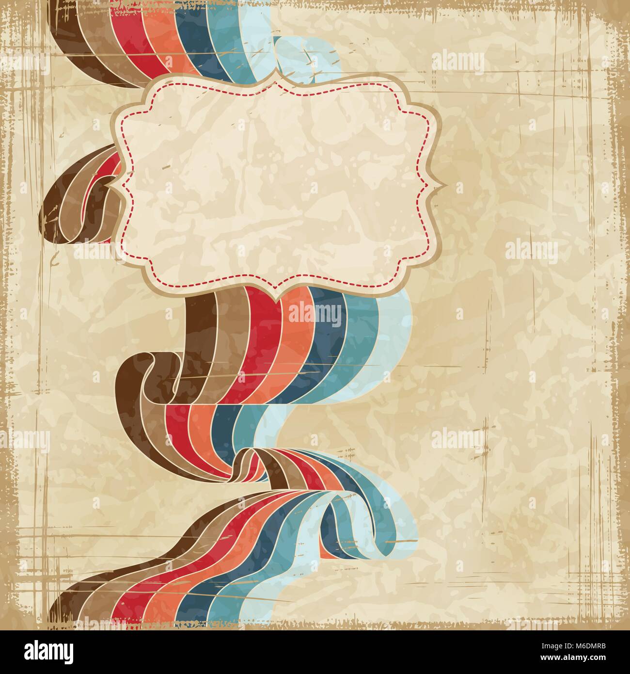 Vintage scratch background with place for text. Vector Eps 10 Stock ...