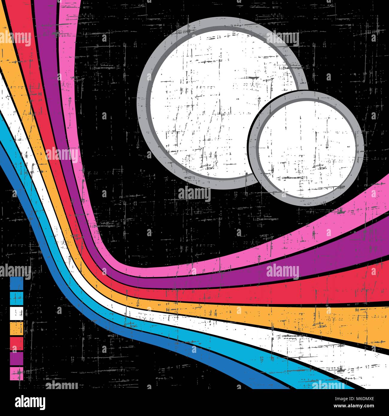 Grunge circles text template Stock Vector Images - Alamy