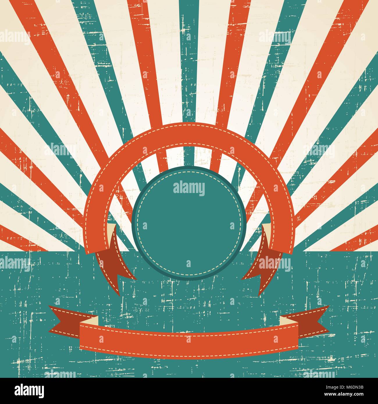 Vintage scratch background with place for text. Vector old card Stock ...