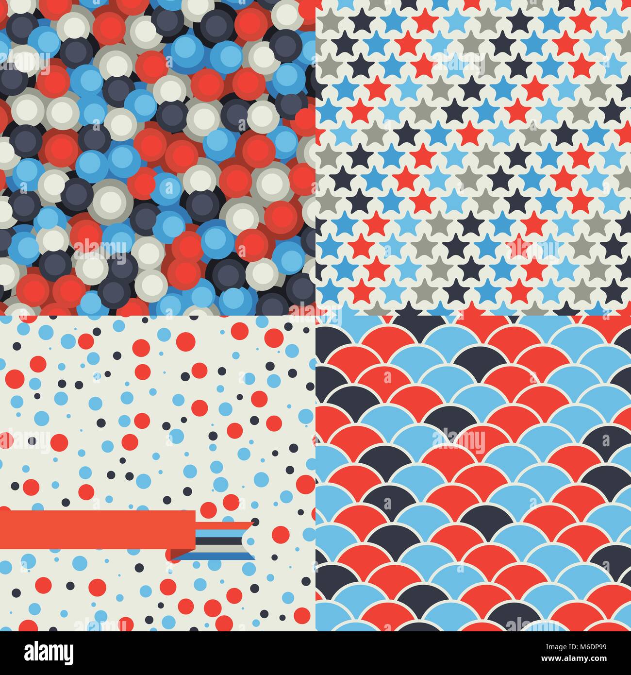 Seamless abstract retro pattern. Stylish geometric background Stock ...