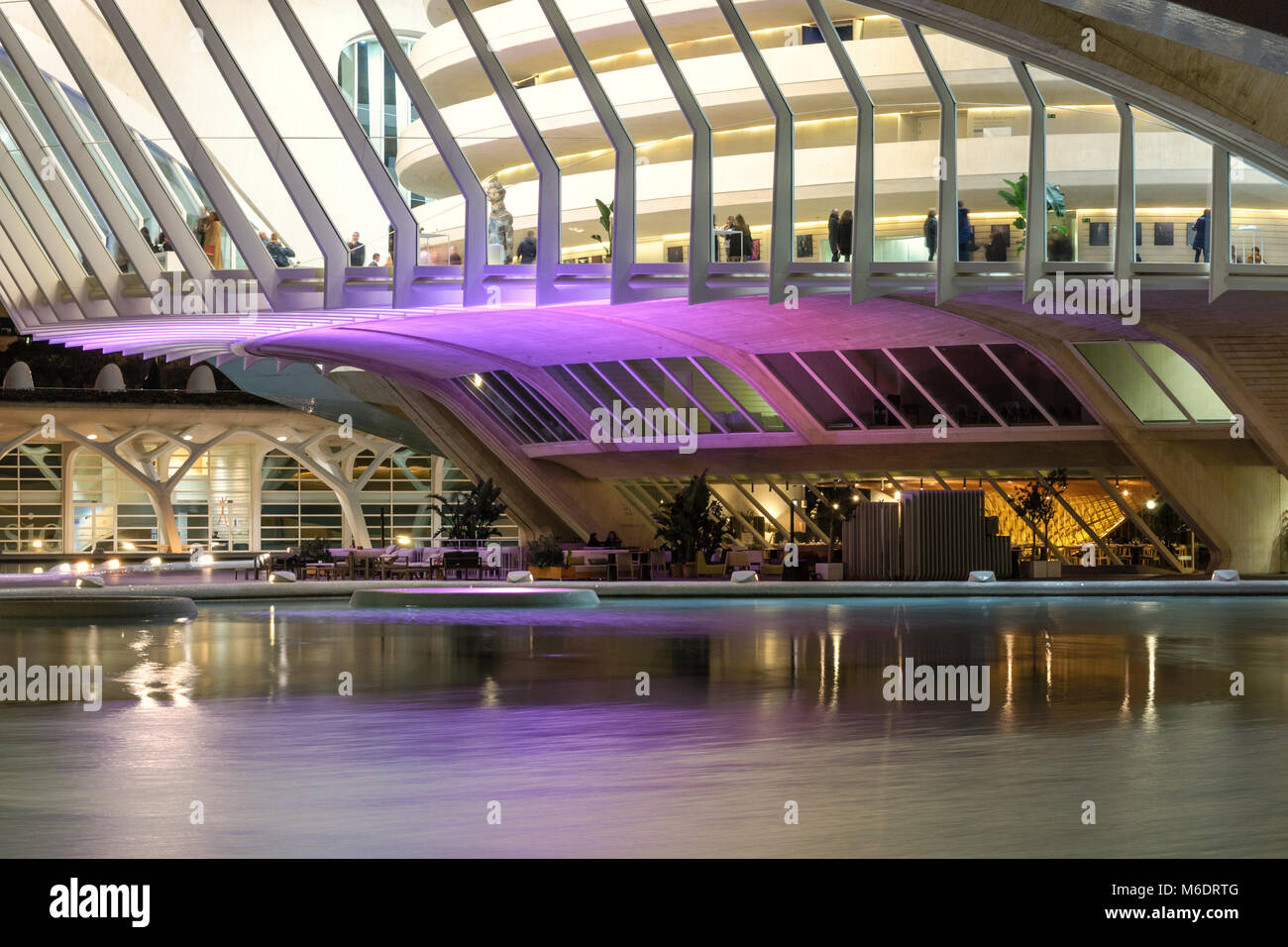 Detail of the opera house in Valencia, Spain Stock Photo - Alamy