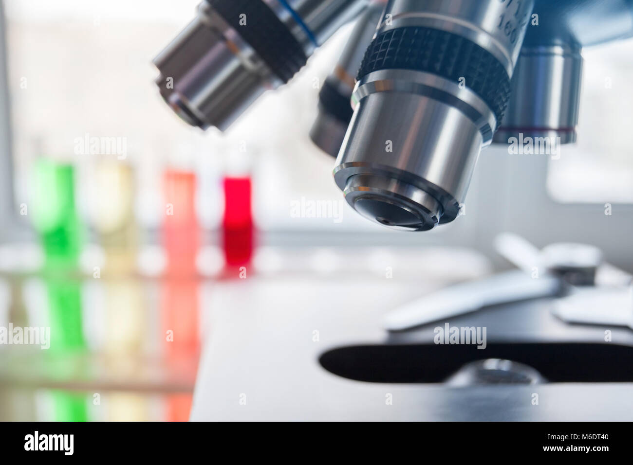 Microscope is used by scientists and students for analysis and study in ...