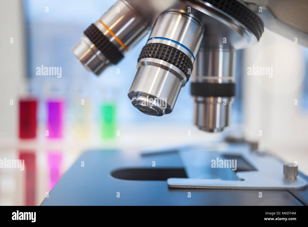 Microscope is used by scientists and students for analysis and study in ...