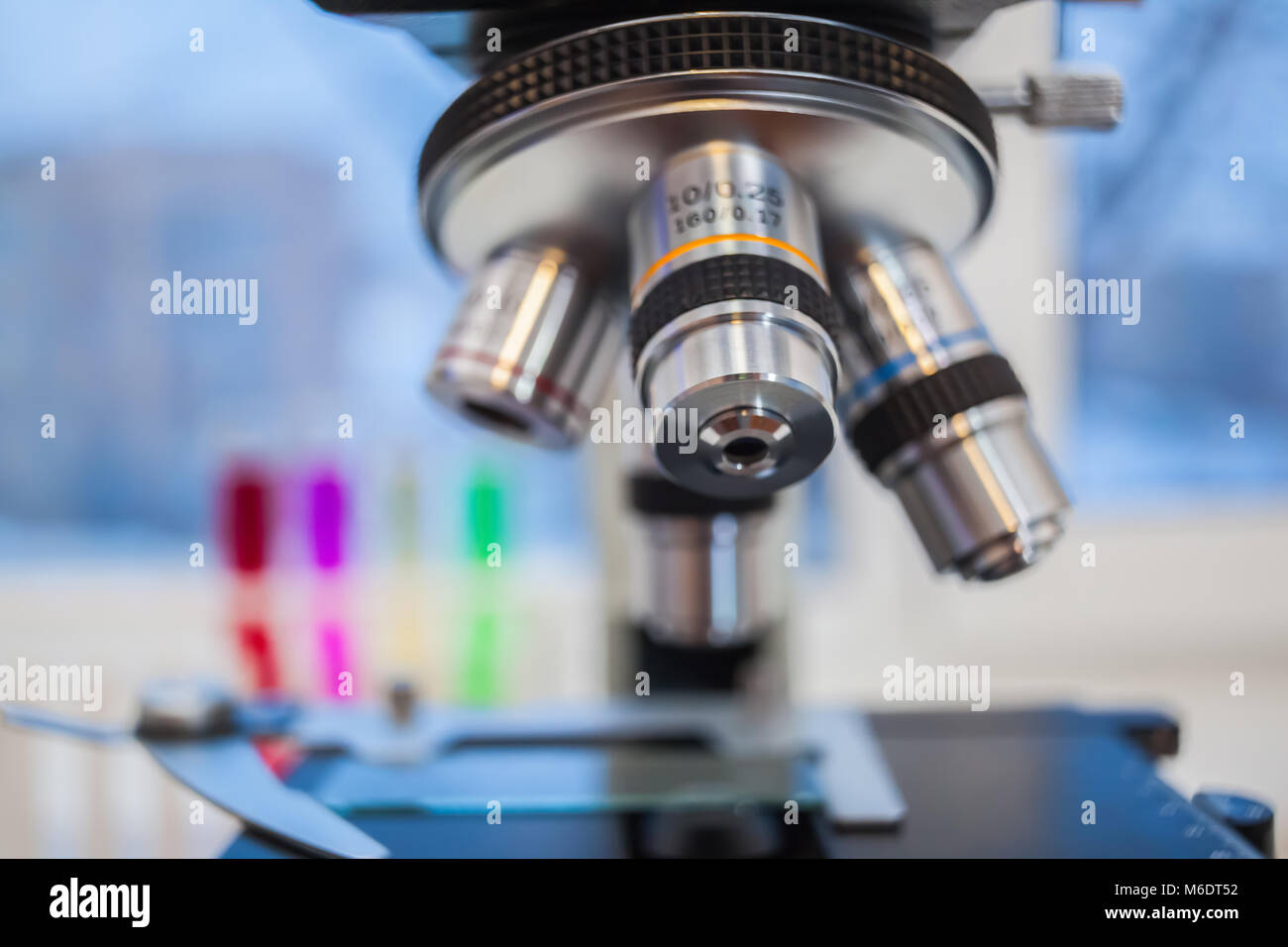 Microscope is used by scientists and students for analysis and study in ...