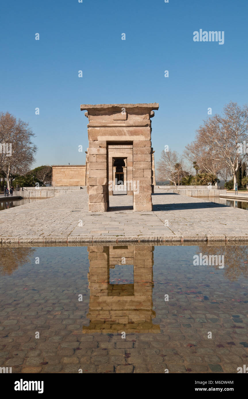The Temple of Debod (Spanish: Templo de Debod), an ancient Egyptian ...