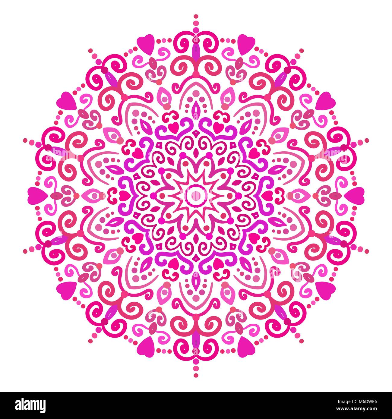 Colorful mandala art hi-res stock photography and images - Alamy