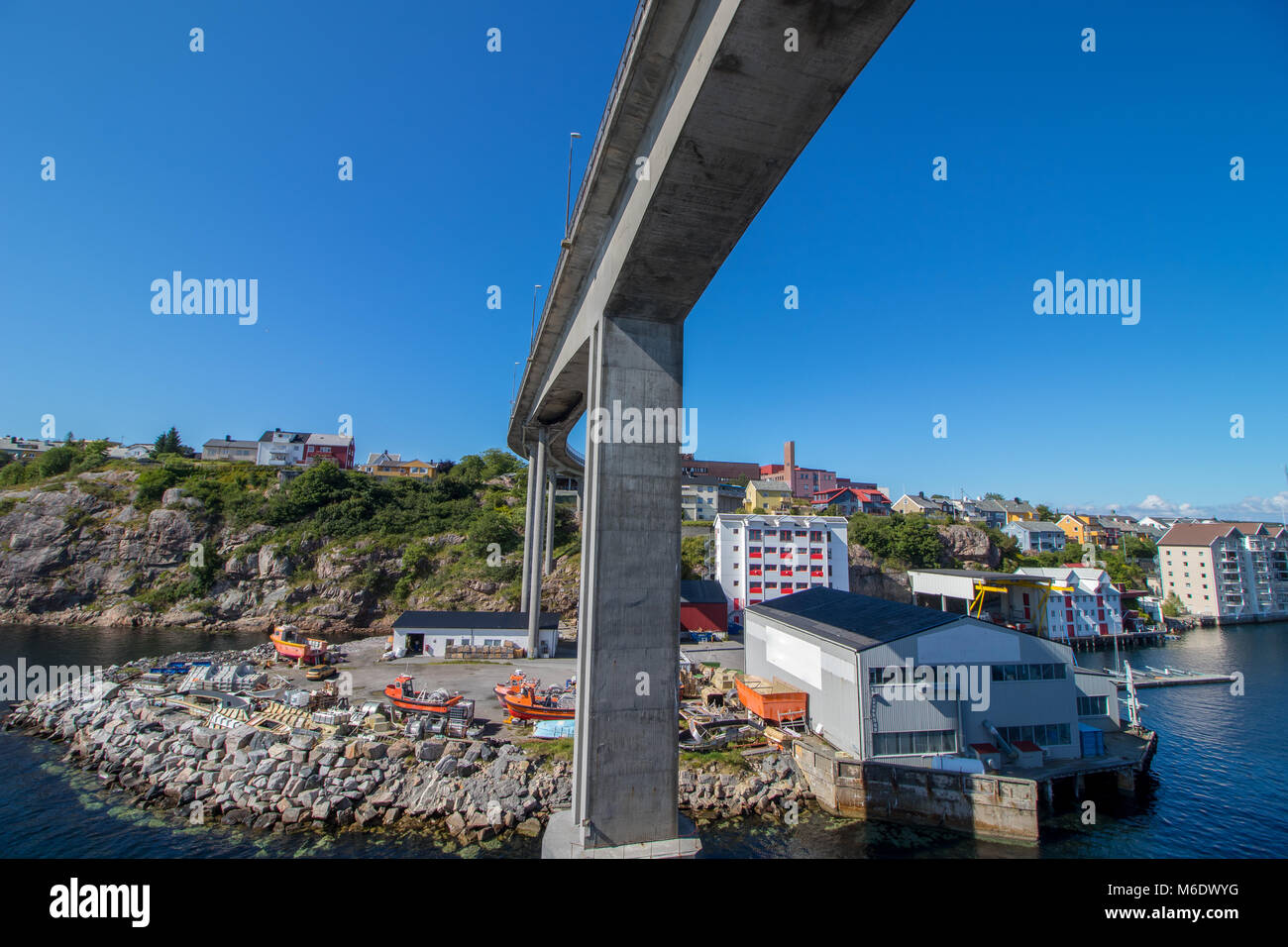 Road bridge in Kristiansund, Norway Stock Photo - Alamy