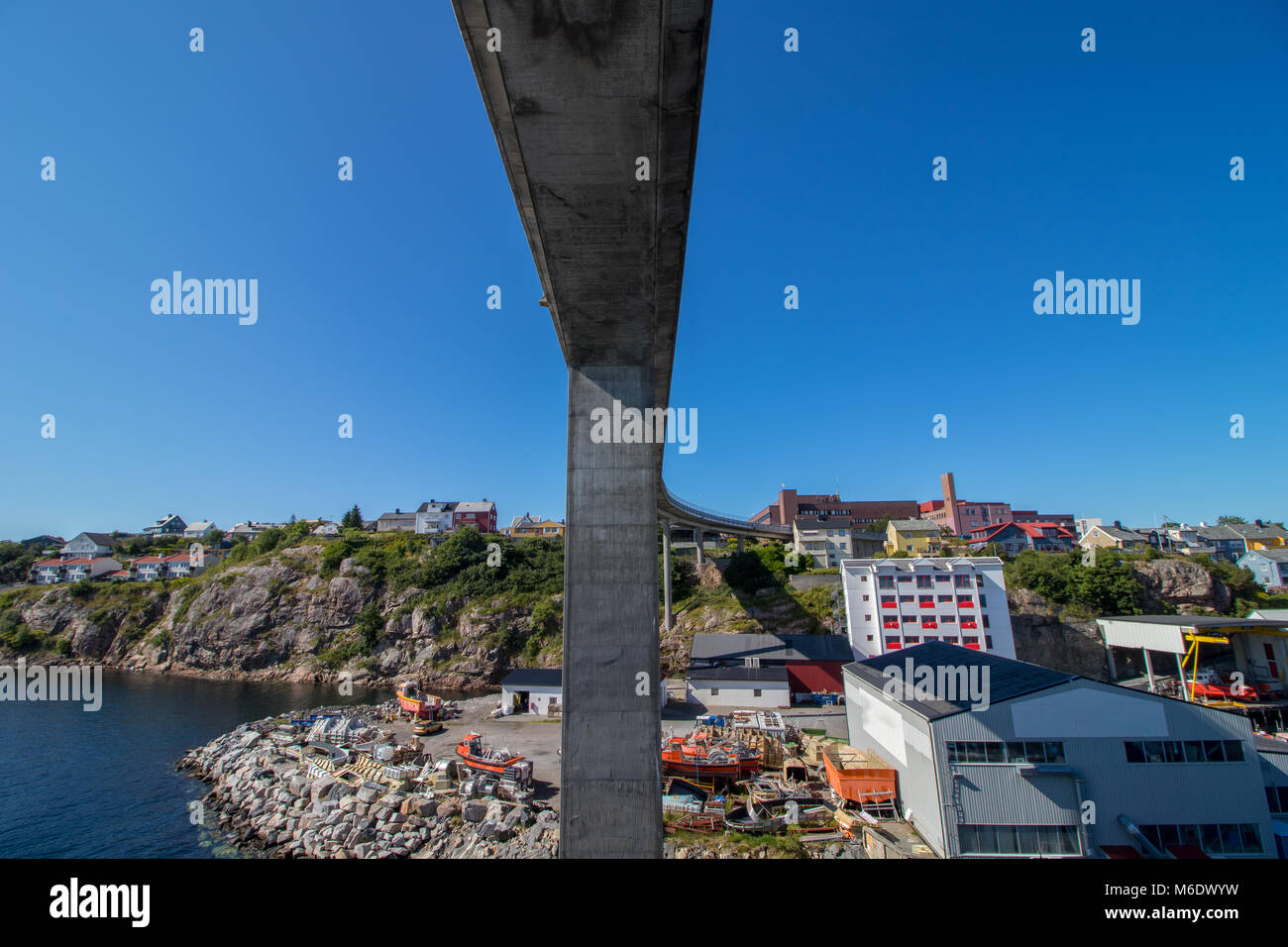 Road bridge in Kristiansund, Norway Stock Photo - Alamy