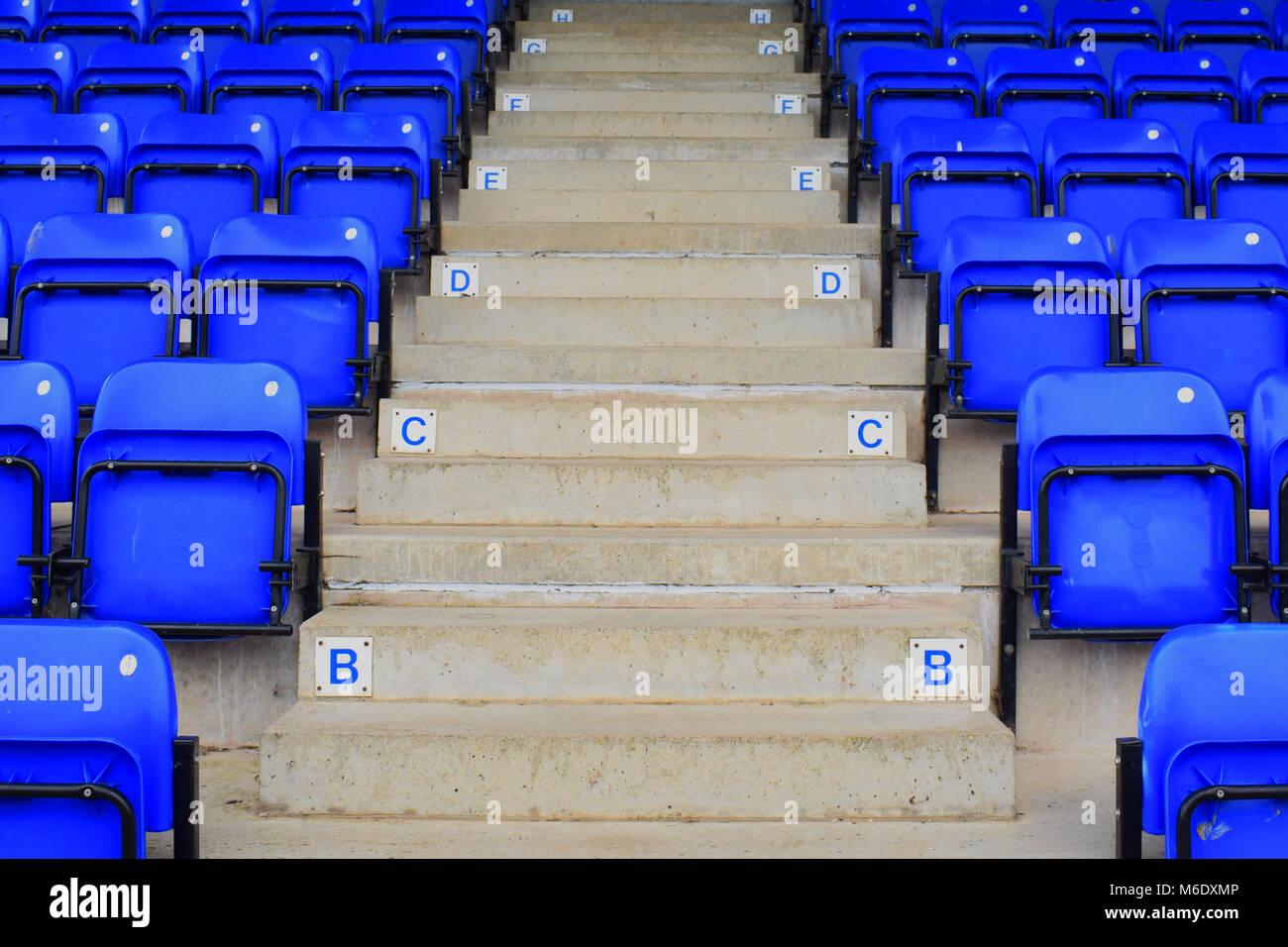 Steps and Stand at Sports Ground Stock Photo - Alamy