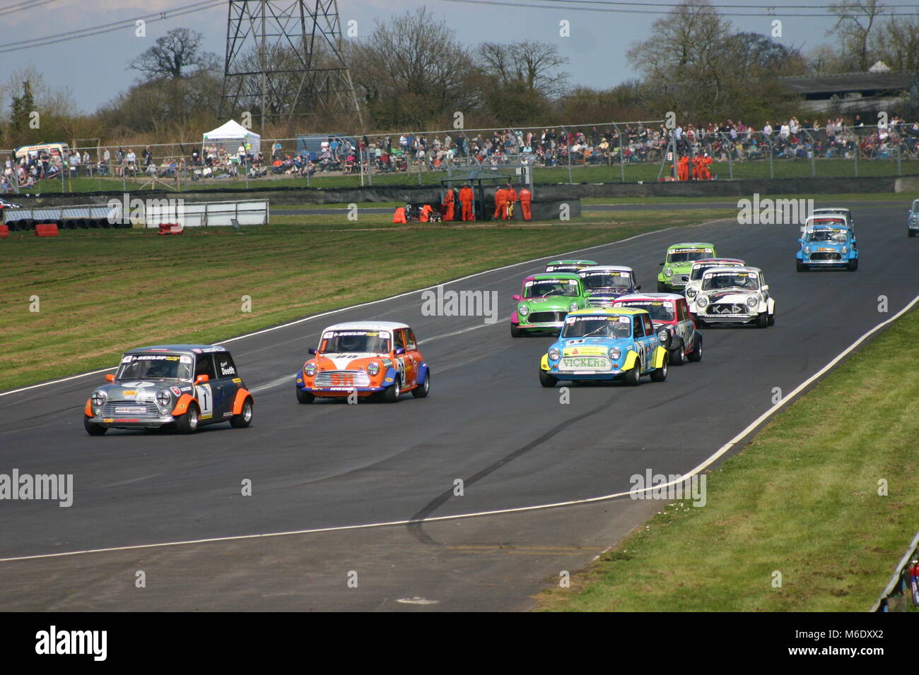 Mini Miglia Racing at Castle Combe April 2015 Stock Photo - Alamy