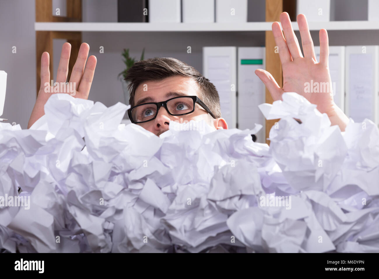 Helpless businessman hi-res stock photography and images - Alamy