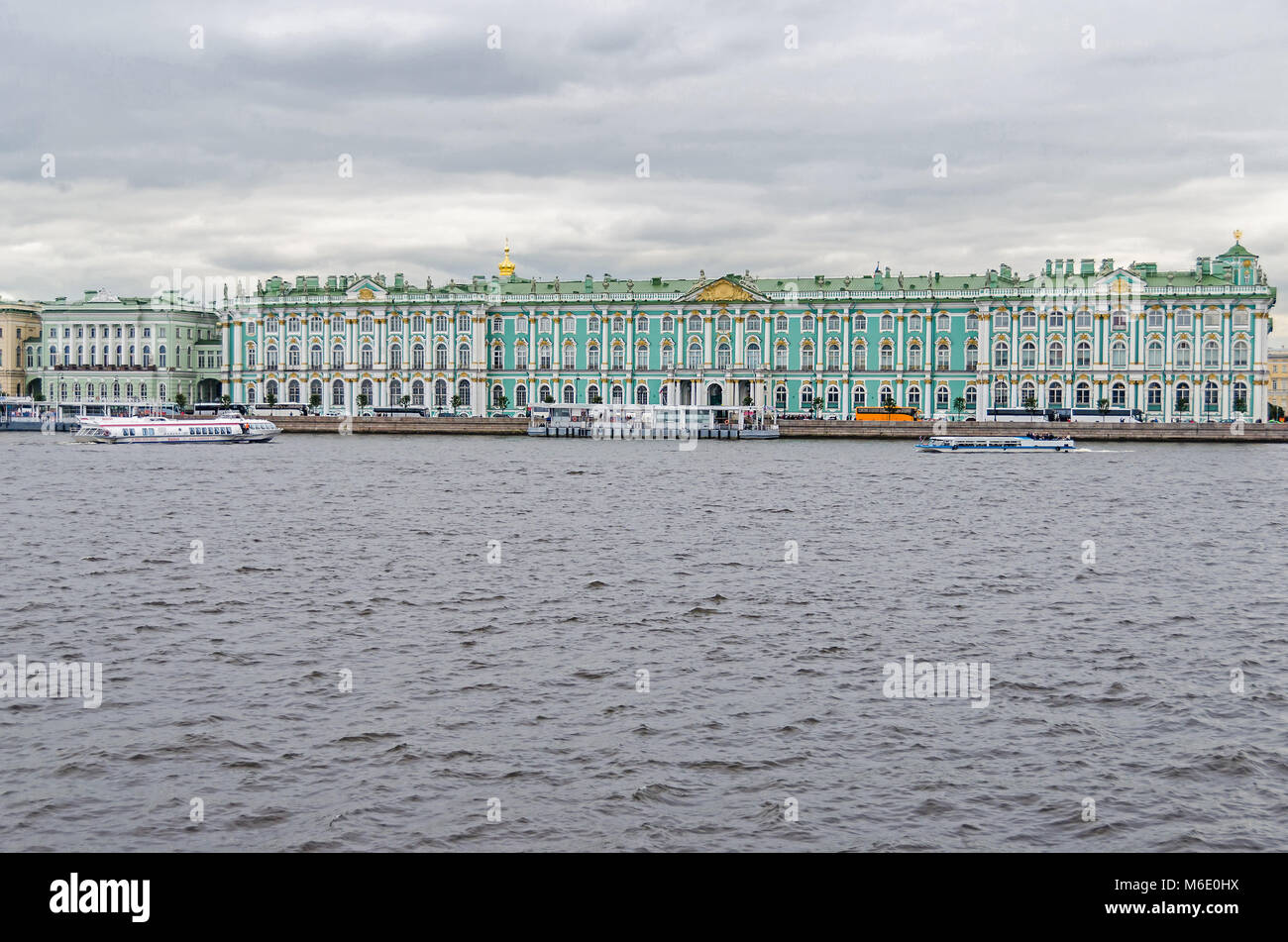 Rastrellis neva facade hi-res stock photography and images - Alamy